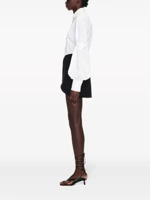 Off-White Strap-embellished Poplin Shirt