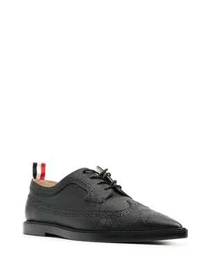 Thom Browne Pointed-toe Leather Brogues