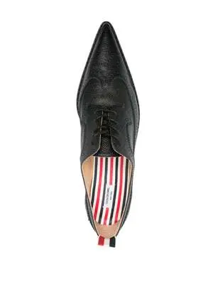Thom Browne Pointed-toe Leather Brogues