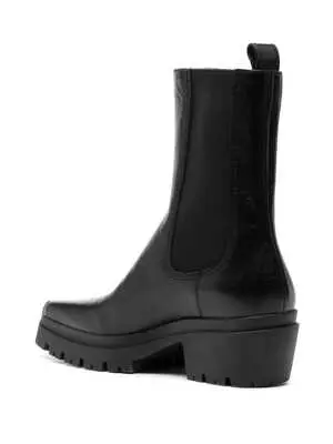 Alexander Wang 55mm Square-toe Leather Chelsea Boots