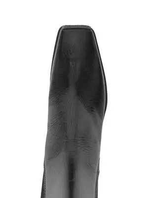 Alexander Wang 55mm Square-toe Leather Chelsea Boots