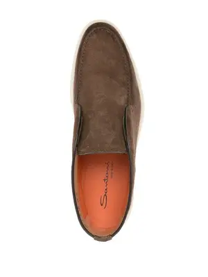 Santoni Desert Suede Boots - Brown