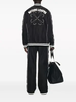 Off-White Varsity-patch Bomber Jacket