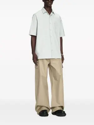 Off-White Wide-leg Cargo Trousers - Neutrals