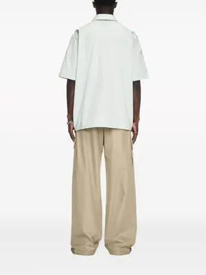 Off-White Wide-leg Cargo Trousers - Neutrals