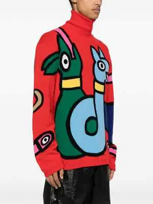 WALTER VAN BEIRENDONCK Viper Wool Jumper