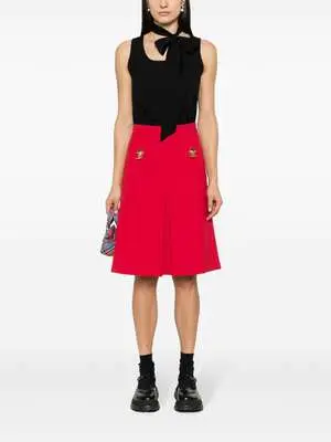 Moschino Bow-detail Sleeveless Blouse - Black