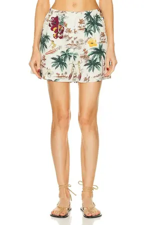 Miu Miu Elasticated Shorts For Women
