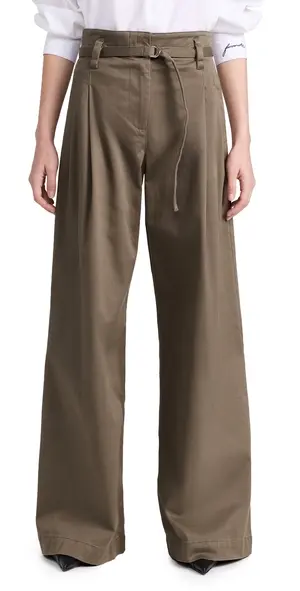 Proenza Schouler White Label Raver Pants Coffee
