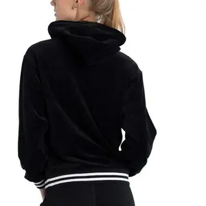LUSSO Phoenix Suns Nellie Oversized Velour Pullover Hoodie
