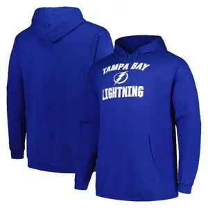 Profile Tampa Bay Lightning Big & Tall Arch Over Logo Pullover Hoodie