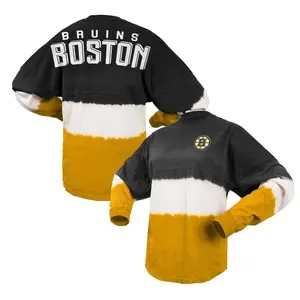 SPIRIT JERSEY Fanatics Branded /gold Boston Bruins Ombre Long Sleeve T-shirt - Black