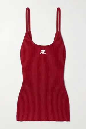 Courreges Logo Camis Tanks For Women