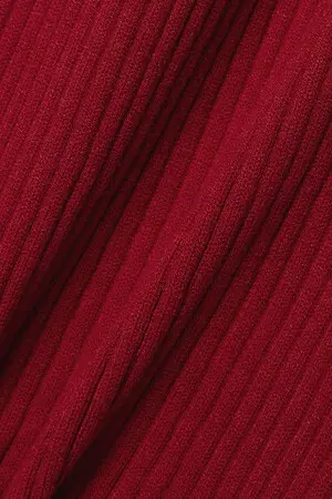 COURREGES Reedition Appliquéd Ribbed-knit Tank - Red