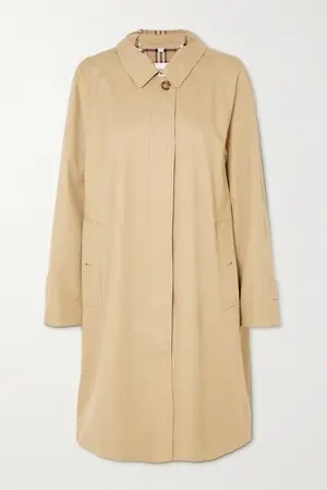 Burberry Camden Organic Cotton-gabardine Car Coat