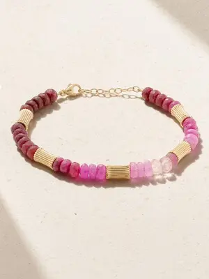 Jia Jia Jumbo 14-karat Gold Ruby Bracelet - Red