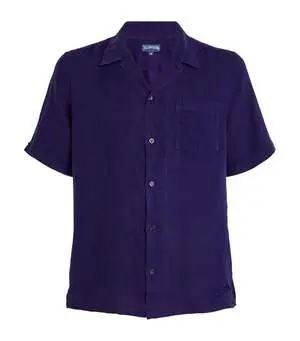 Vilebrequin Vilebrequin Linen Charlie Shirt Navy
