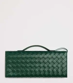 Bottega Veneta Small Leather Top-handle Clutch Bag