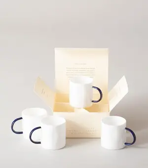 FELDSPAR Set Of 4 Cobalt Espresso Mugs