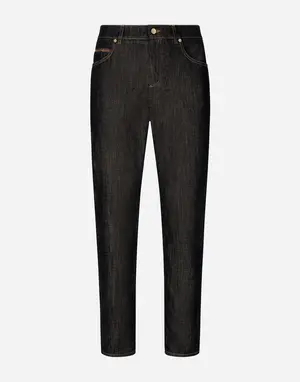 Dolce & Gabbana Regular Fit Five-pocket Jeans - Blue