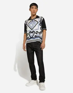 Dolce & Gabbana Regular Fit Five-pocket Jeans - Blue