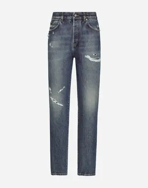 Dolce & Gabbana Ripped Denim Jeans