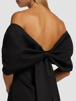 ELLIATT Disco Hour Calypso Bow Minidress