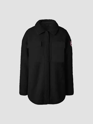 Canada Goose Simcoe Sherpa Shirt Jacket - Black
