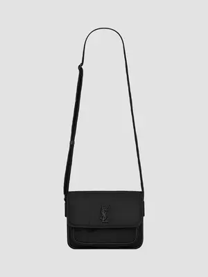 Saint Laurent Niki Messenger Bag In Nylon - Black