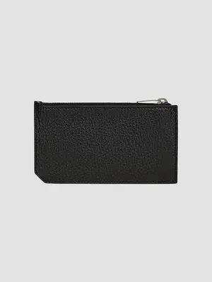 Saint Laurent Tiny Cassandre Fragts Zipped Card Case