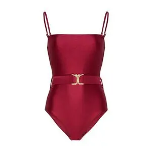 Zimmermann Lexi Bandeau One-piece Swimsuit - Ruby