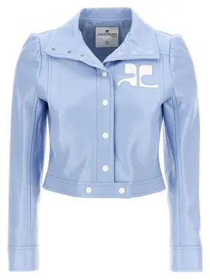 COURREGES "reedition Vinyl" Jacket - Blue