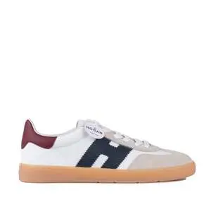 Hogan Cool Red And Blue Sneakers - White