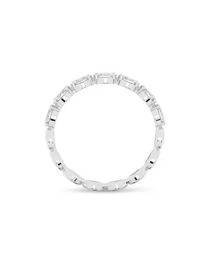 SWAROVSKI Matrix Marquise Cut Stack Ring - Silver