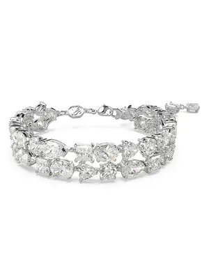 SWAROVSKI Mesmera Rhodium Plated Bracelet - Silver