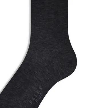 Falke Cotton Blend Fil D'ecosse Knee High Socks - Black