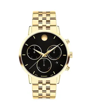 Movado Museum Classic Chronograph - Black/gold