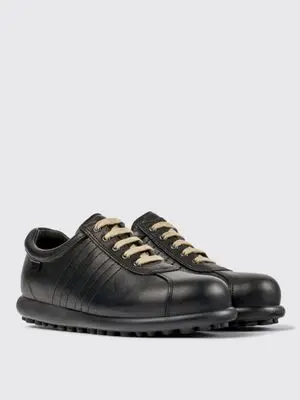 Camper Leather Lace-up Sneakers - Black