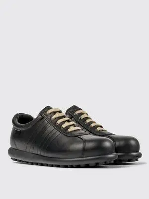 Camper Leather Lace-up Sneakers - Black