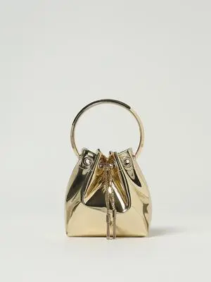 JIMMY CHOO Bon Bon Laminated Leather Bag - Gold