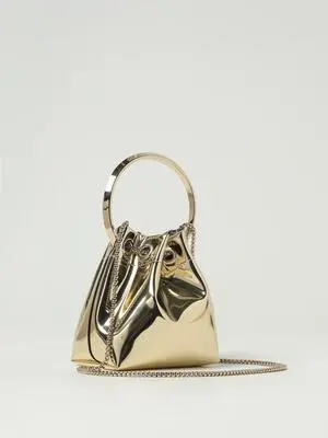 JIMMY CHOO Bon Bon Laminated Leather Bag - Gold