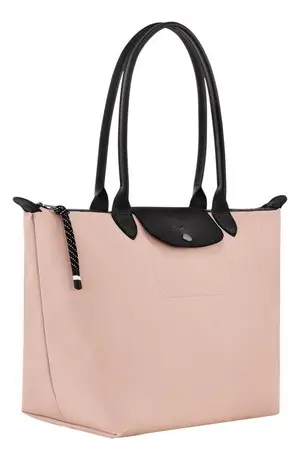Longchamp Le Pliage Green Recycled Canvas Tote - Beige