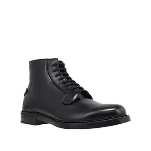 Prada Leather Lace-up Boots