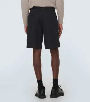 LANVIN Cotton-blend Chino Shorts