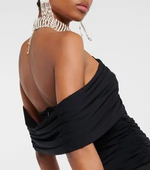Magda Butrym Off-shoulder Cropped Blouse