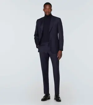 Dolce & Gabbana Cashmere-blend Turtleneck Sweater - Blue