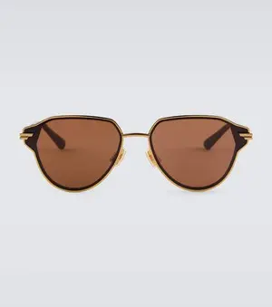 Bottega Veneta Glaze Aviator Sunglasses