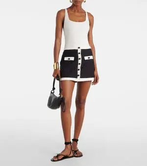 ADRIANA DEGREAS Jacquard Miniskirt - Multicoloured