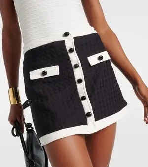 ADRIANA DEGREAS Jacquard Miniskirt - Multicoloured