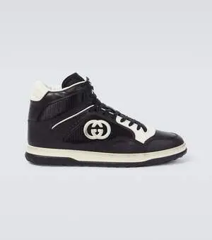 Gucci Mac80 Leather High-top Sneakers